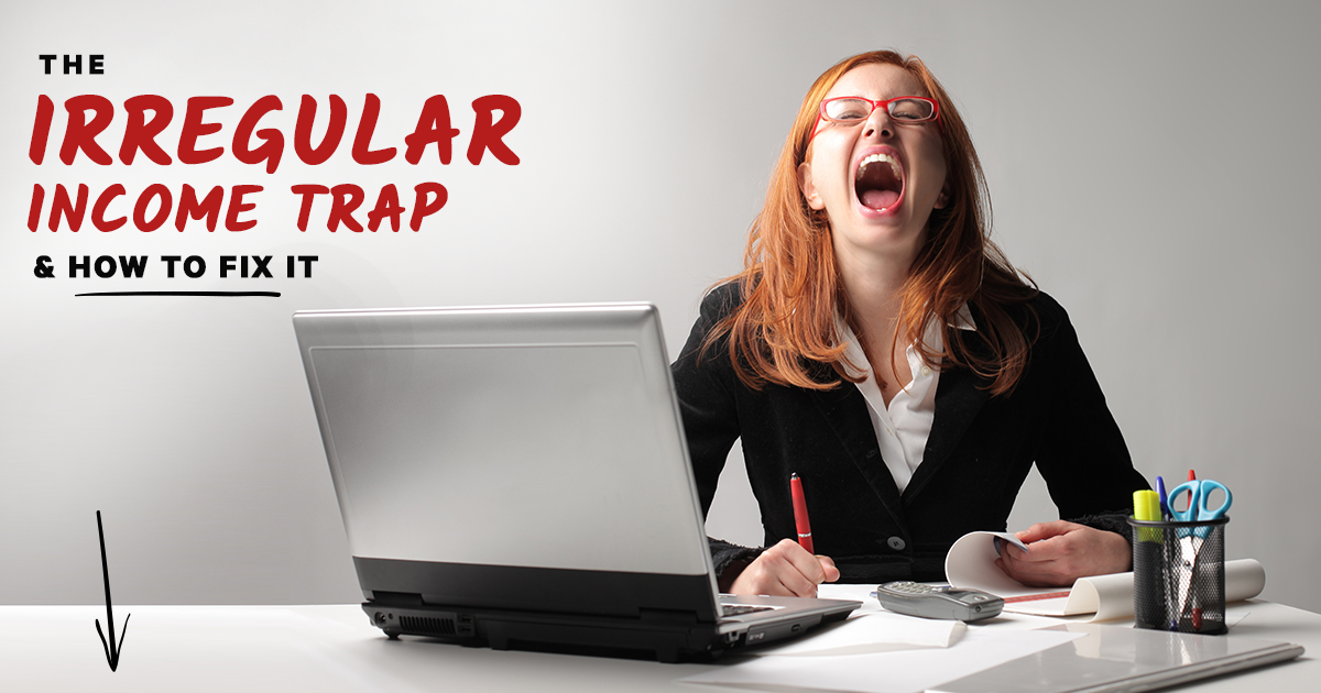 $3000 one month. $0 the next. Freelancers HATE irregular income. Here’s ...